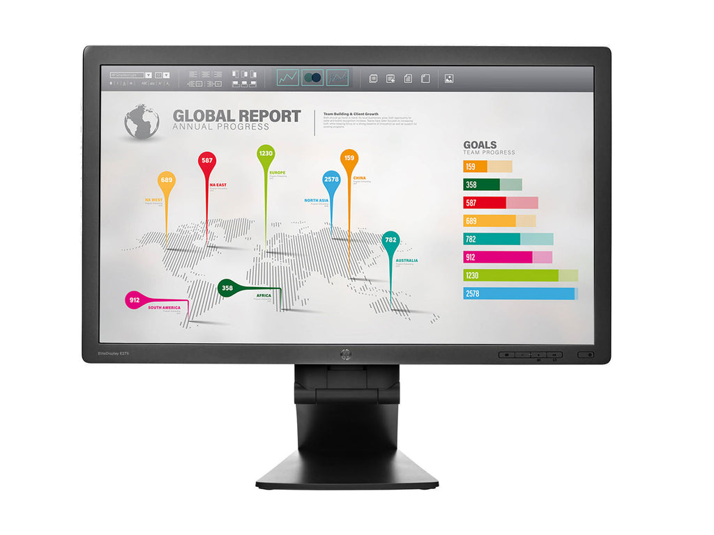 HP EliteDisplay e271i 27" FHD Monitor Overview